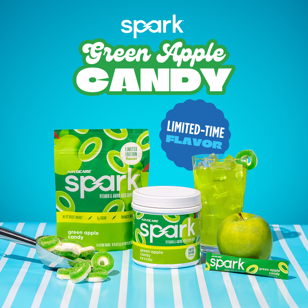 Spark® Green Apple Candy Makes Its New Year Debut - AdvoCare® Connect